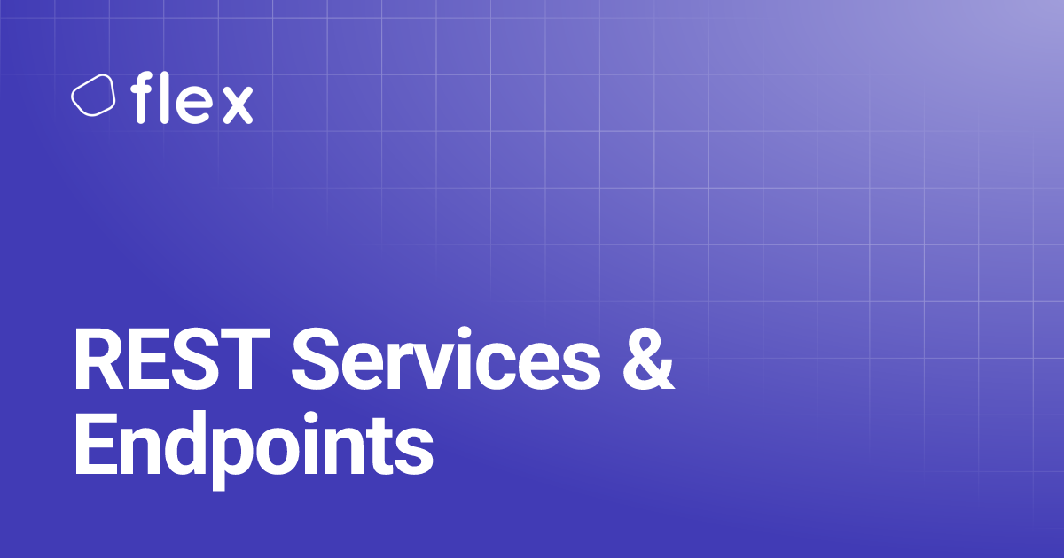 REST Services & Endpoints | FlexDocs